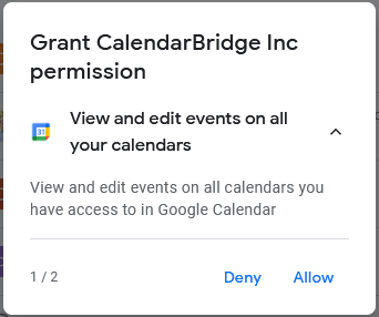 CalendarBridge