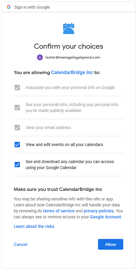 CalendarBridge
